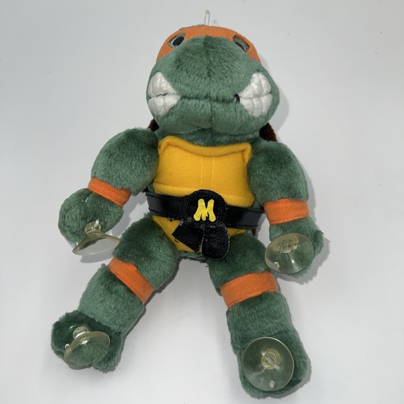 Toys | 1988 Teenage Mutant Ninja Turtles 14 Michelangelo Plush Window ...